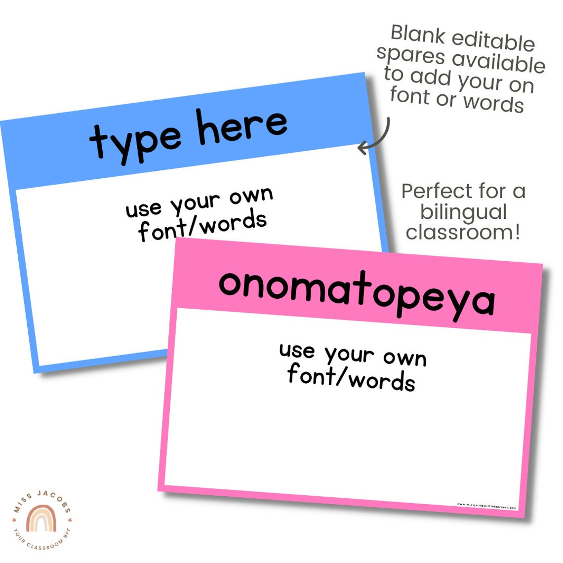 Figurative Language Posters RAINBOW BRIGHTS - Etsy