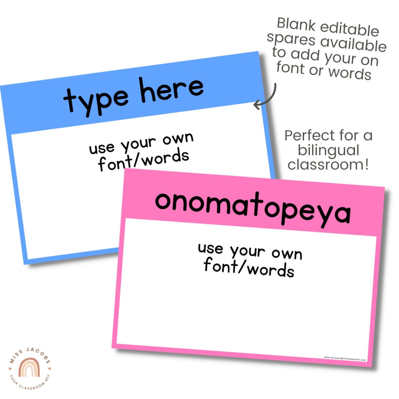 Figurative Language Posters RAINBOW BRIGHTS - Etsy