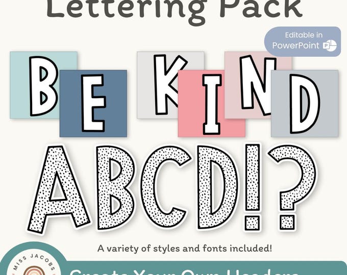 CALM COLOURS and Messy Dots Classroom Display Headers | Editable ...