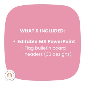 Bulletin Board Bunting | PASTELS | Editable - Etsy