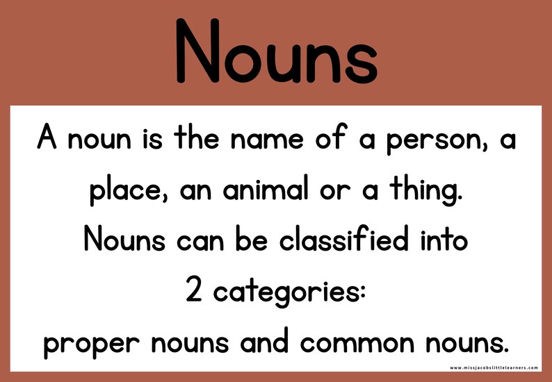 Parts of Speech Posters BOHO VIBES Desert Neutral Decor | Etsy