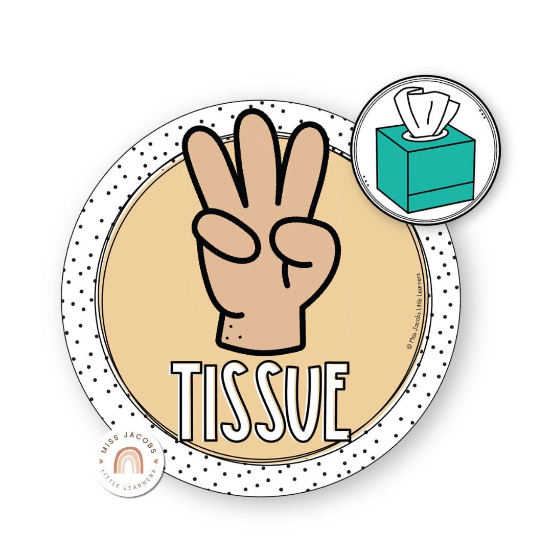 Hand Signals Posters | SPOTTY PASTELS Classroom Decor | EDITABLE - Etsy