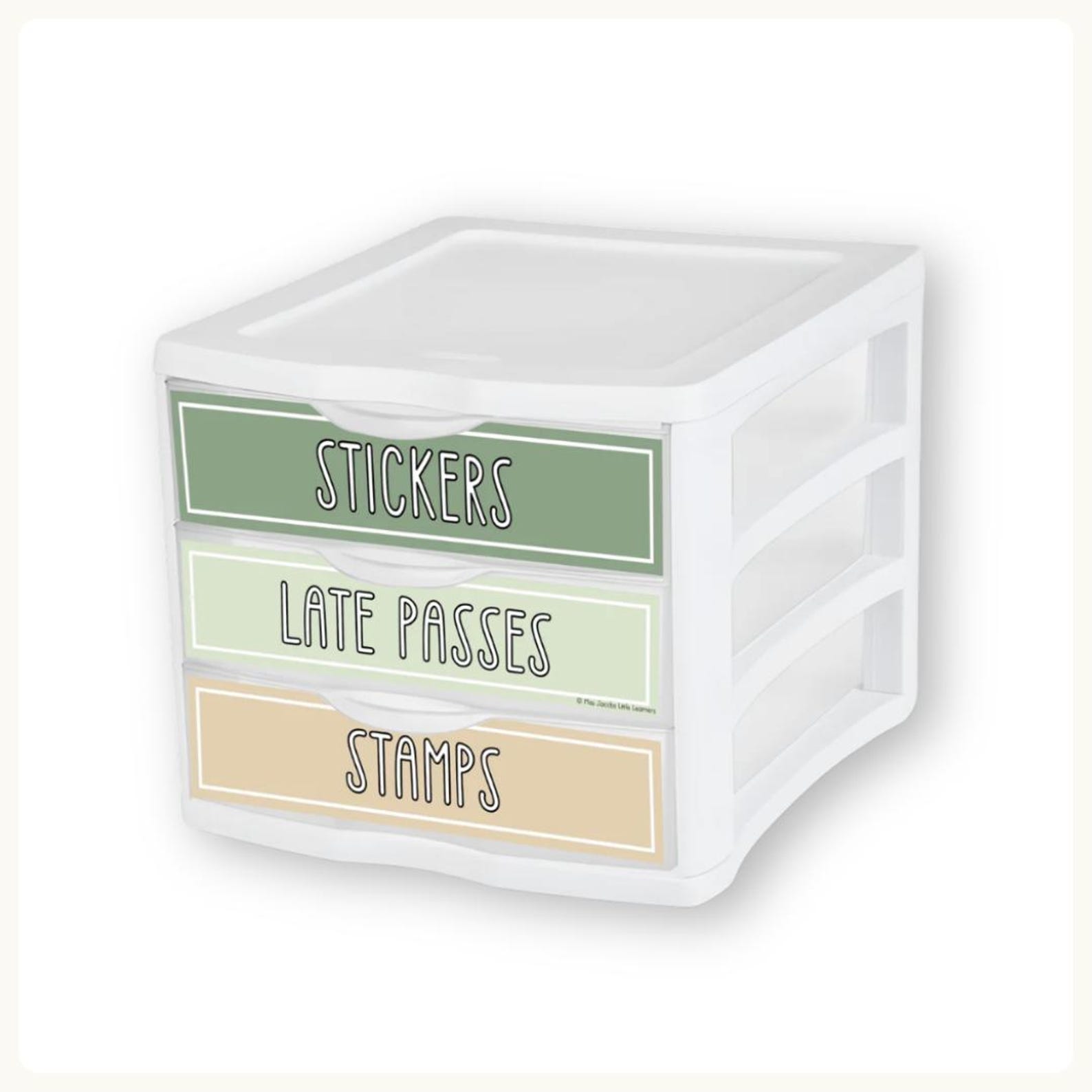 Editable Classroom Labels, Modern Botanical Name & Supply Tags, Tray ...