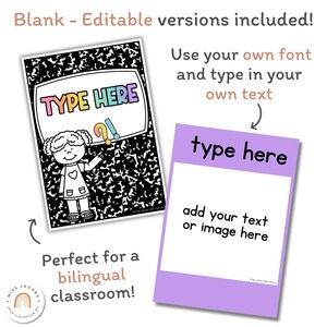 Cutesy Punctuation Posters, Printable English Anchor Charts, Editable ...