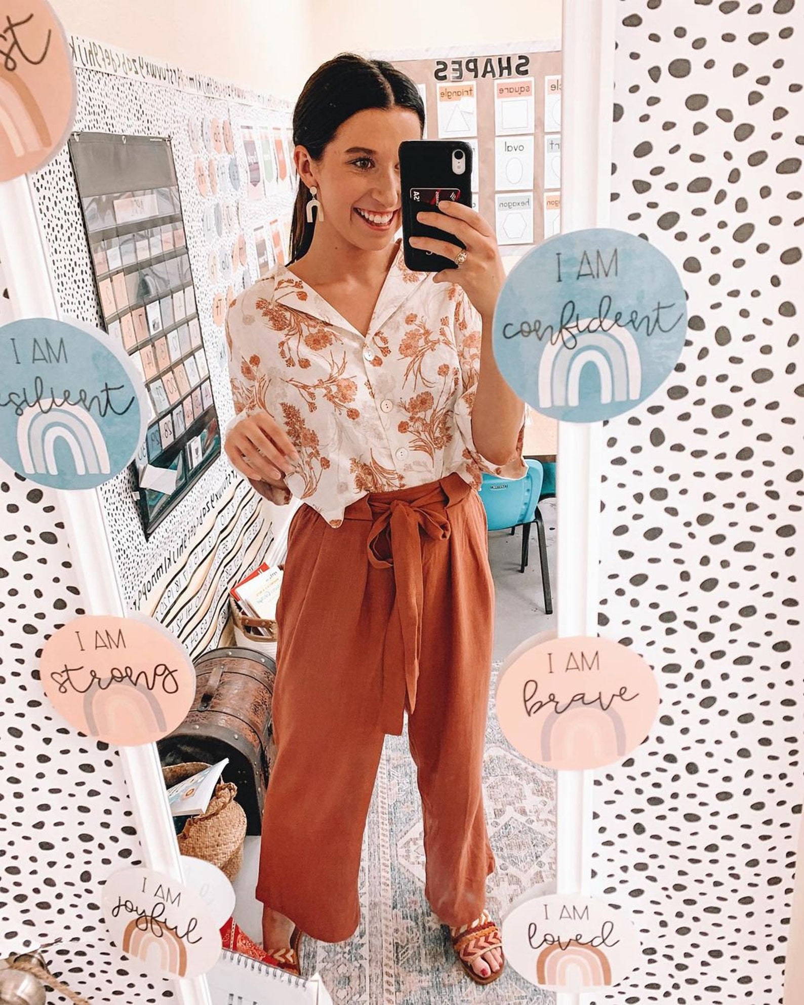 BOHO RAINBOW Affirmation Station Positive Affirmations - Etsy