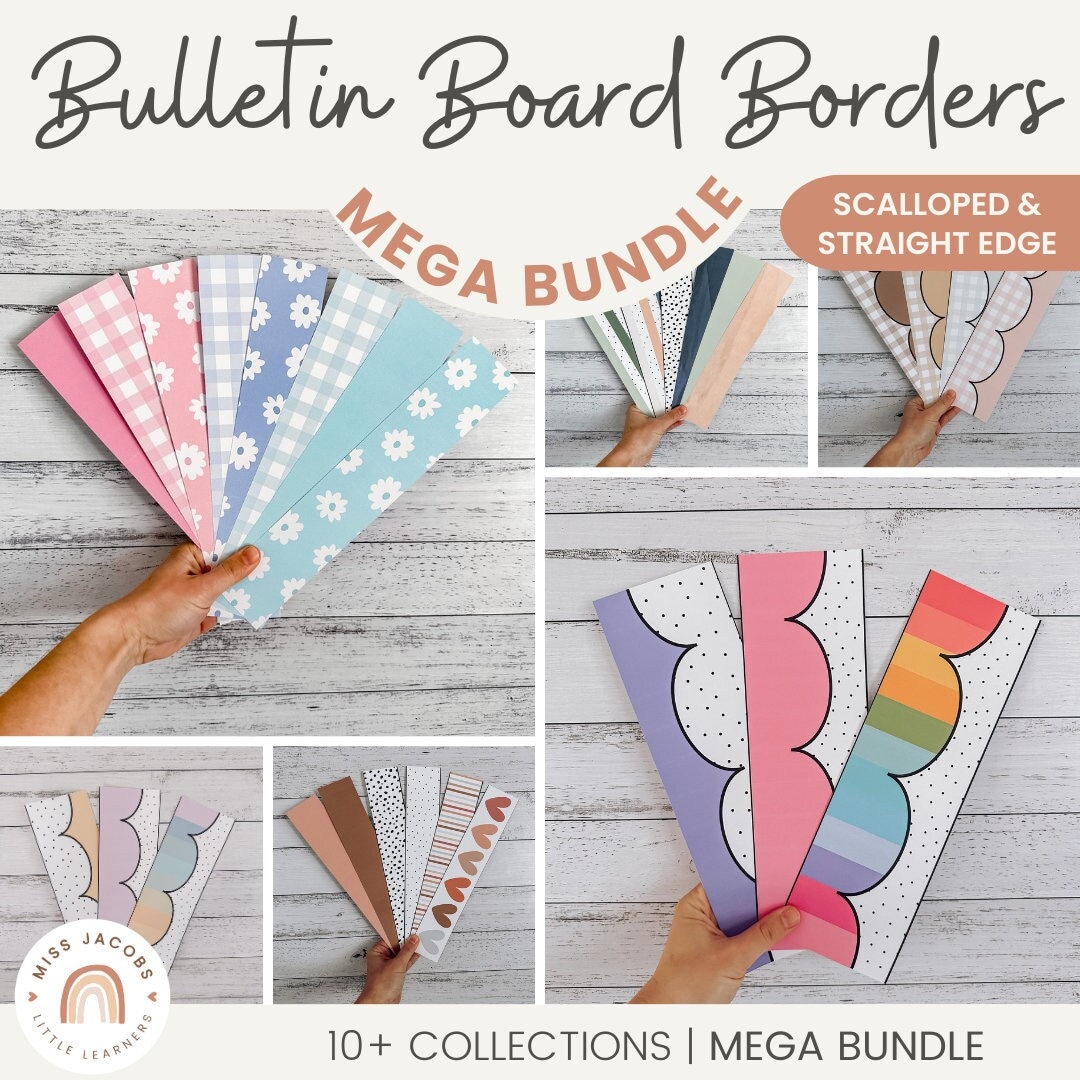 Bulletin Board Borders Mega Bundle - Etsy