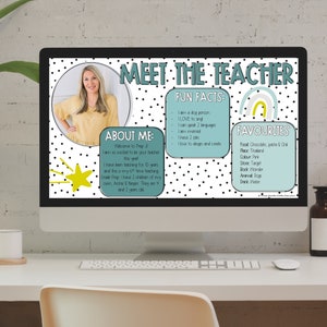 MODERN RAINBOW Slides Templates | Editable | Calm Colors Classroom ...