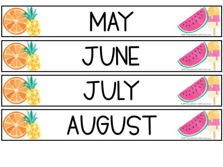 TROPICAL Classroom Calendar and Weather Display Tropical - Etsy