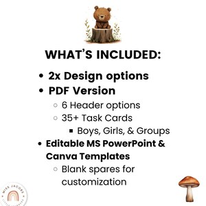 Woodland Classroom Job Chart Forest Animals Theme, Editable Nature ...