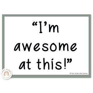 SPOTTY BOHO Growth Mindset Posters | Neutral Rainbow Classroom Decor ...