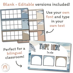 Days at School Display | 100 Days of School Tally | Modern Ocean ...