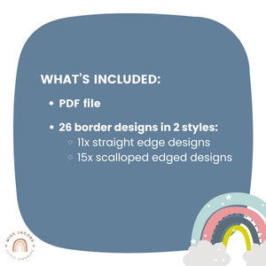 Bulletin Board Borders | Modern Rainbow Classroom Decor | Printable ...