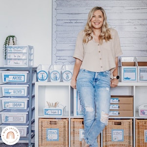 Cute Sea Life Classroom Labels Bundle | Editable Student Name Tags ...