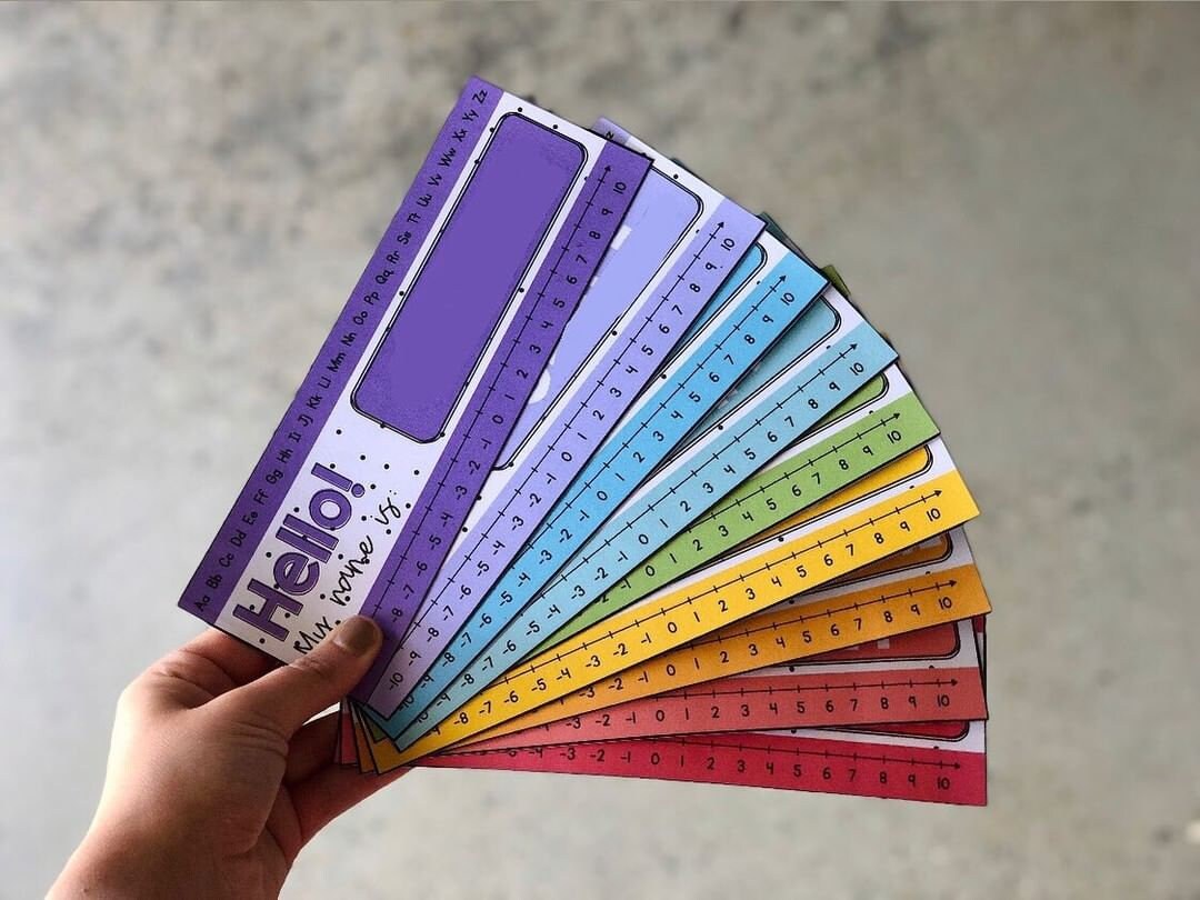 Student Name & Goals Plates | SPOTTY BRIGHTS | Editable - Etsy