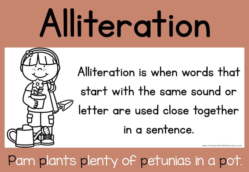 Figurative Language Posters BOHO VIBES Desert Neutral - Etsy