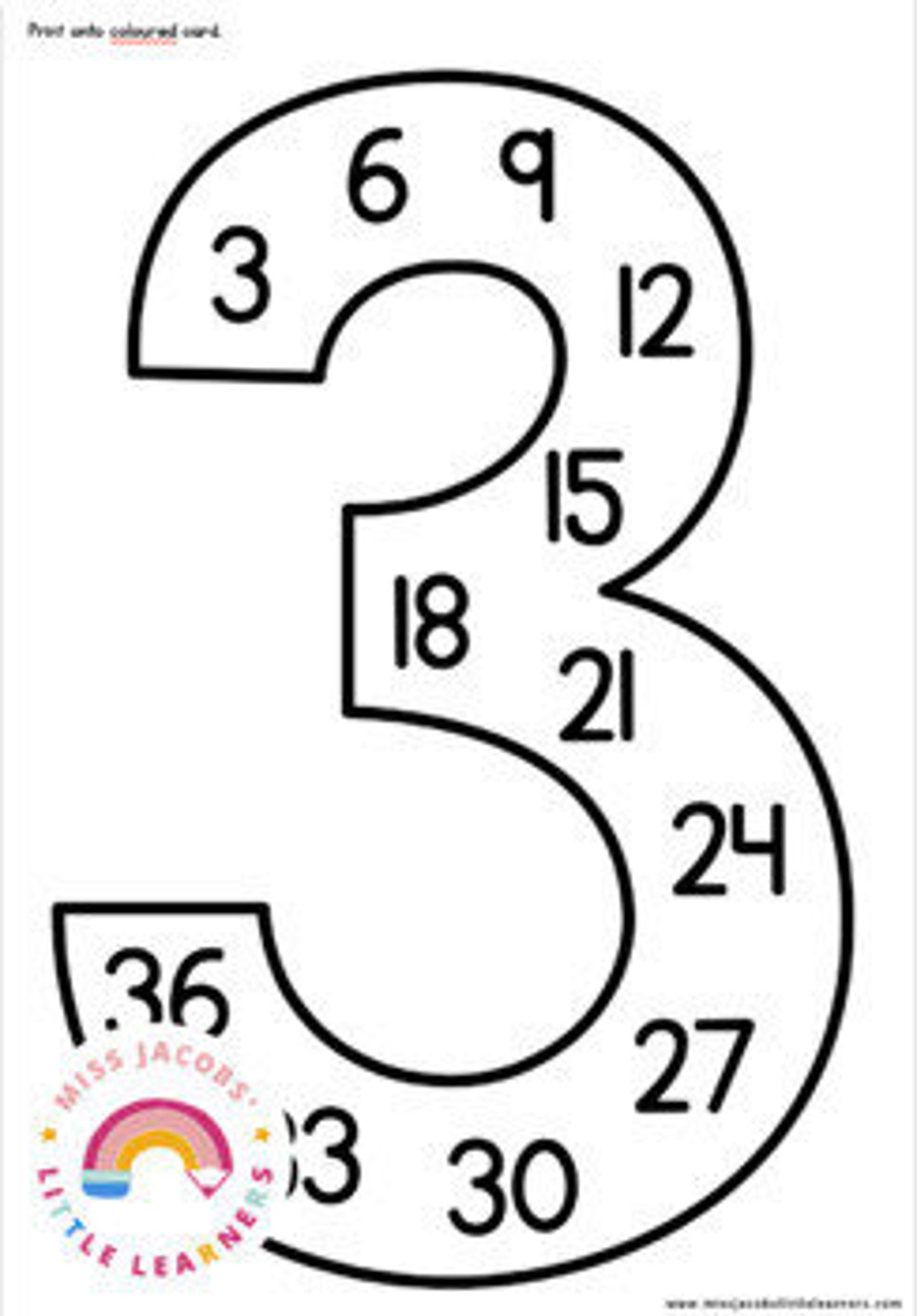 NEUTRAL Skip Counting Large Number Display Neutral Classroom | Etsy