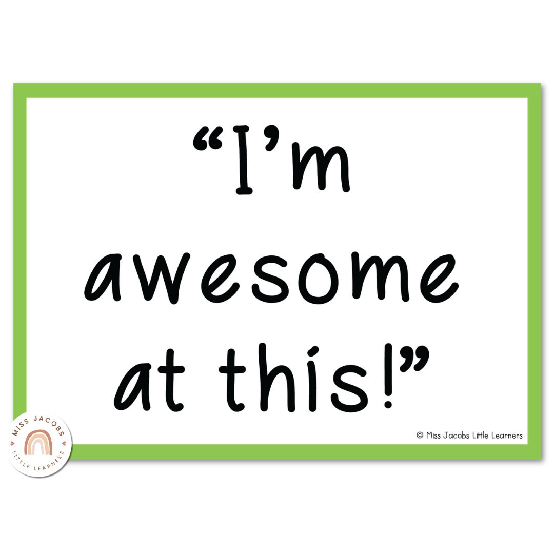 SPOTTY BRIGHTS Growth Mindset Posters | Rainbow Classroom Decor ...