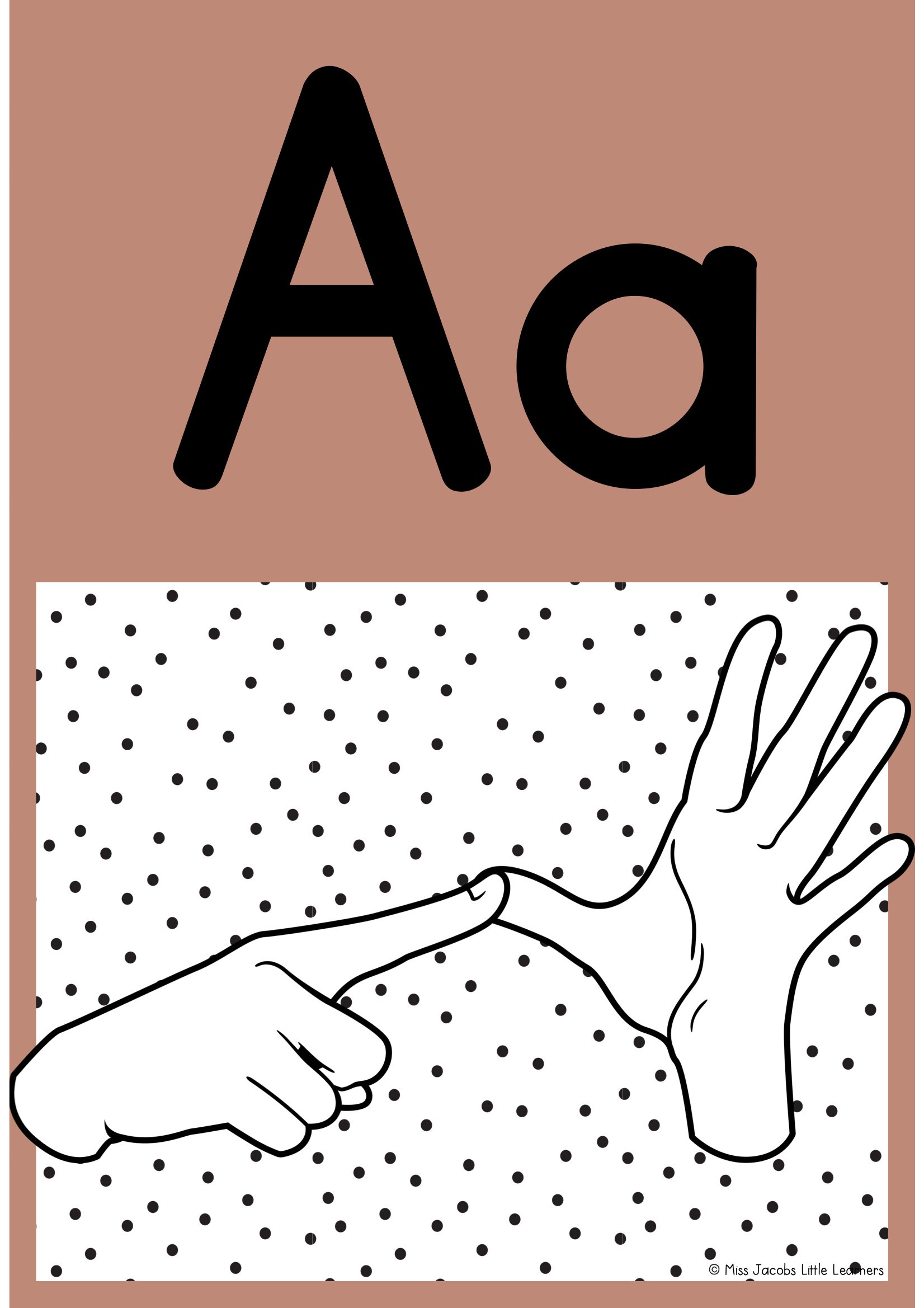 Auslan Alphabet Posters BOHO RAINBOW Spotty Boho Classroom - Etsy Australia