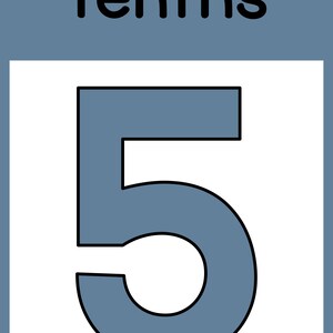 CALM COLORS Place Value Display Math Posters Modern Rainbow Classroom ...