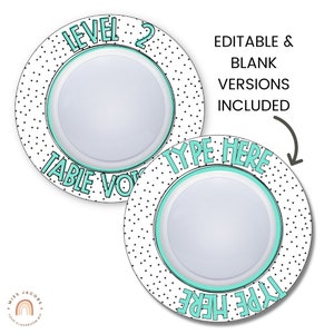 Voice Level Display | SPOTTY BRIGHTS Classroom Decor | Editable - Etsy