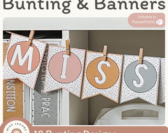 Flip Calendar | Spotty Boho Classroom Decor | Neutral Rainbow Themed ...