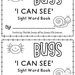 Bugs and Insects Spring Unit - Perfect for Distance Learning - Etsy