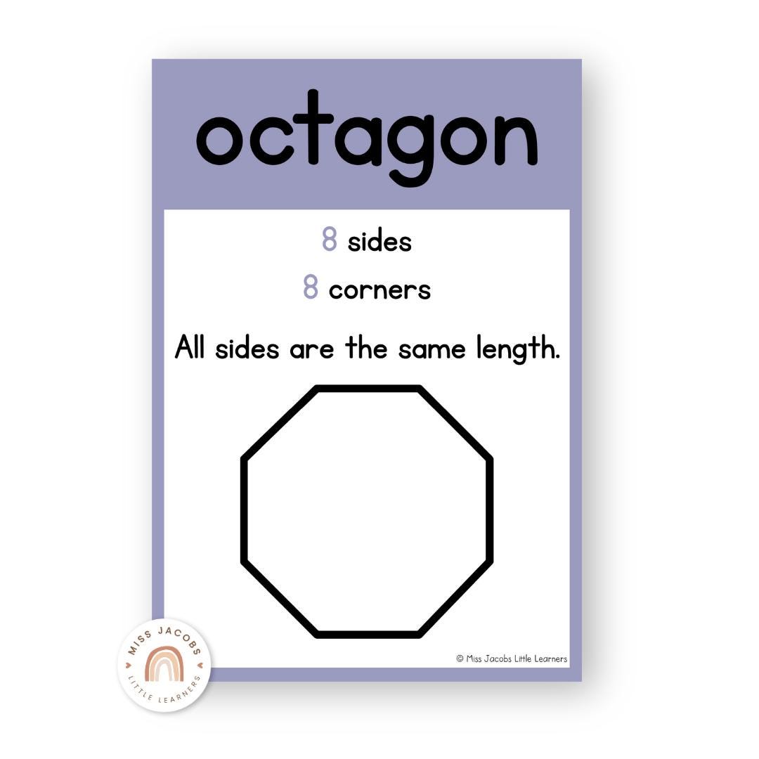 2D Shape Posters | Groovy PASTELS | Calming Pastel Classroom Decor to ...