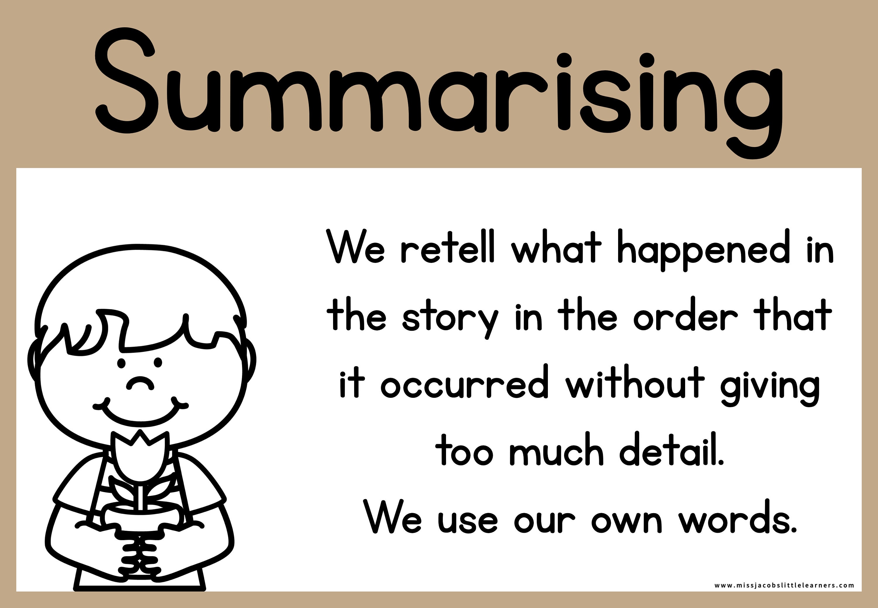 Comprehension Strategy Posters BOHO VIBES Desert Neutral | Etsy