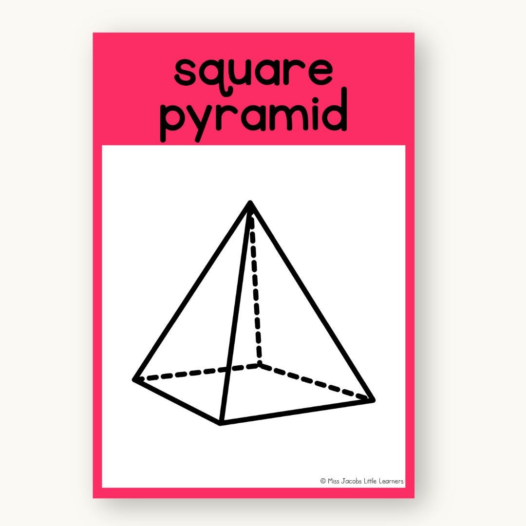 3D Objects / 3D Shapes Posters | RAINBOW BRIGHTS Classroom Decor - Etsy