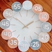 BOHO RAINBOW Clock Numbers Neutral Rainbow Classroom Decor - Etsy