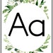 BOTANICAL Alphabet Posters | Modern Farmhouse Classroom Decor - Etsy