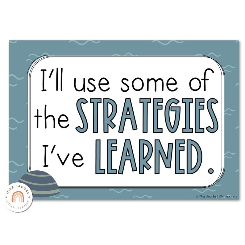 Modern Growth Mindset Display | Cute Sea Life Classroom Decor ...