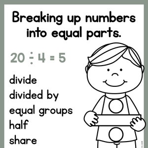 NEUTRAL Math Operation Posters | Boho Neutral Color Palette | Neutral ...