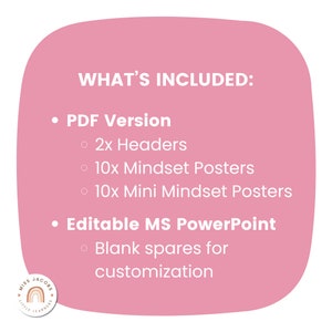 SPOTTY PASTELS Growth Mindset Posters | Muted Rainbow Classroom Decor ...