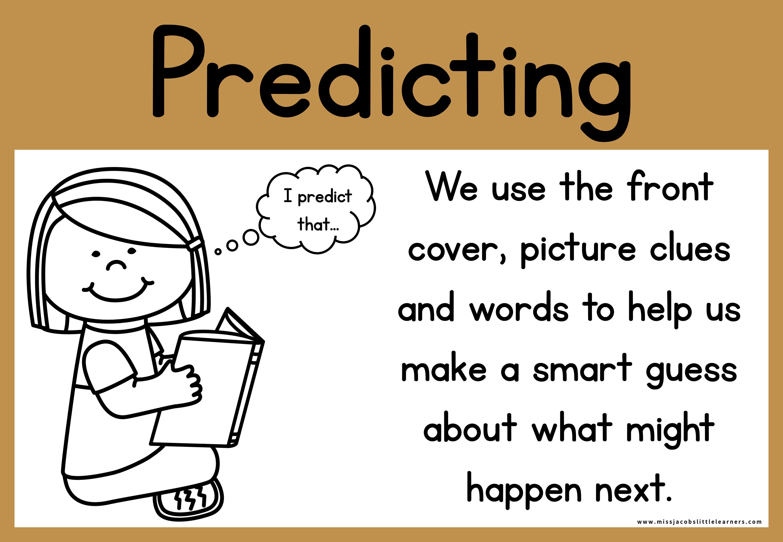 Comprehension Strategy Posters BOHO VIBES Desert Neutral | Etsy