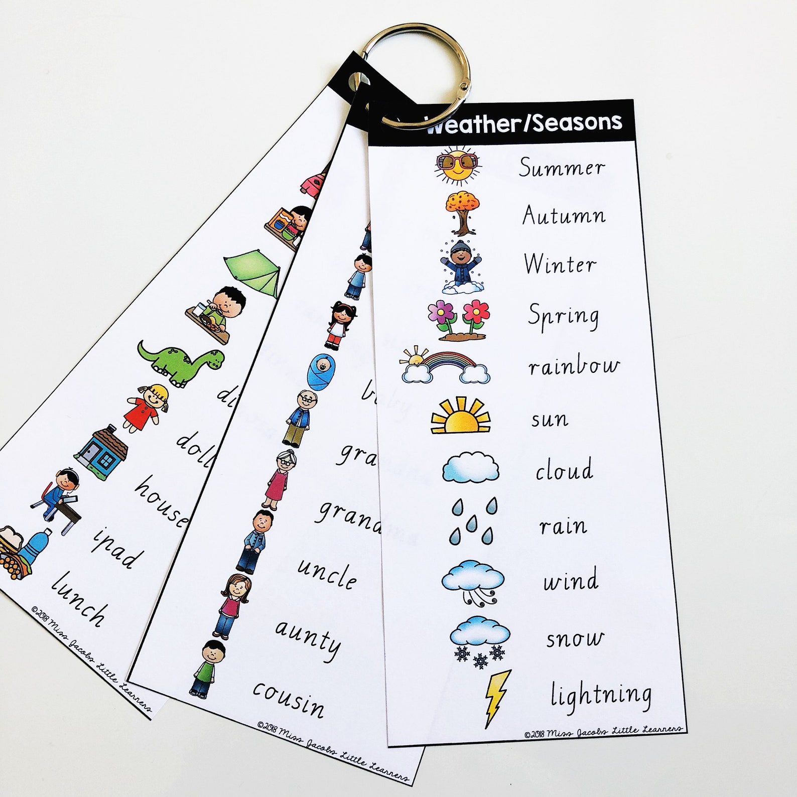Word Lists Writing Center Tools - Etsy