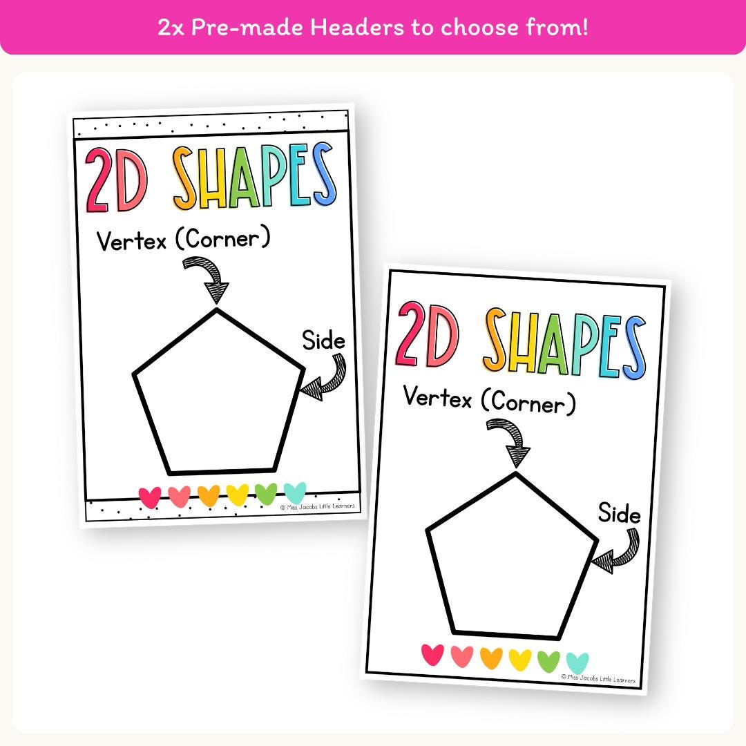 Shape Posters | RAINBOW BRIGHTS - Etsy