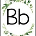 BOTANICAL Alphabet Posters Modern Farmhouse Classroom Decor - Etsy