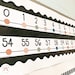 BOHO NEUTRAL Classroom Number Line Display With Negatives | Neutral ...