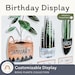 Modern Boho Plants Birthday Display | Rustic Boho Classroom Decor ...