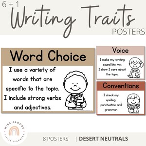 English Posters Bundle BOHO VIBES Desert Neutral Classroom - Etsy