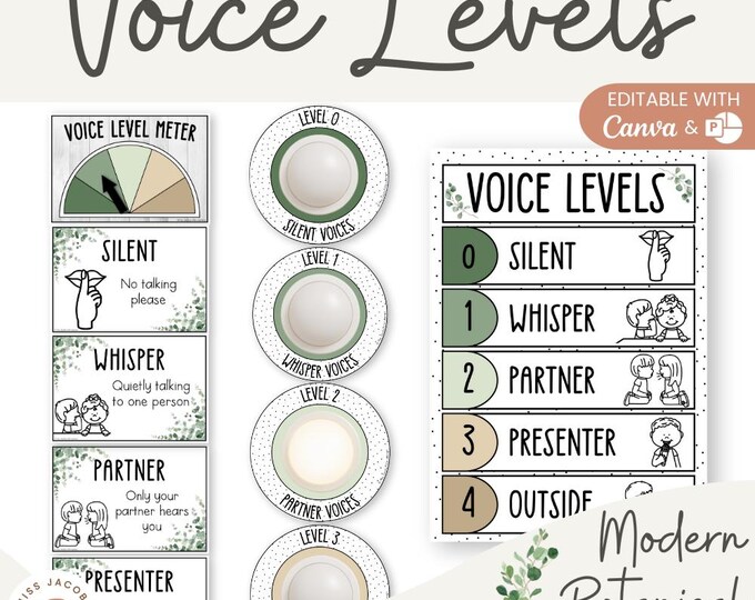 Flip Calendar | Botanical Modern Farmhouse Themed Classroom Decor ...