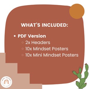 DESERT NEUTRAL Growth Mindset Display | Boho Vibes Classroom Decor - Etsy