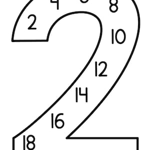 Skip Counting Large Number Display | Black Basics Classroom Decor - Etsy