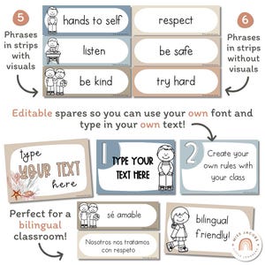 Classroom Rules Posters for Classroom Management | Modern Ocean Decor ...