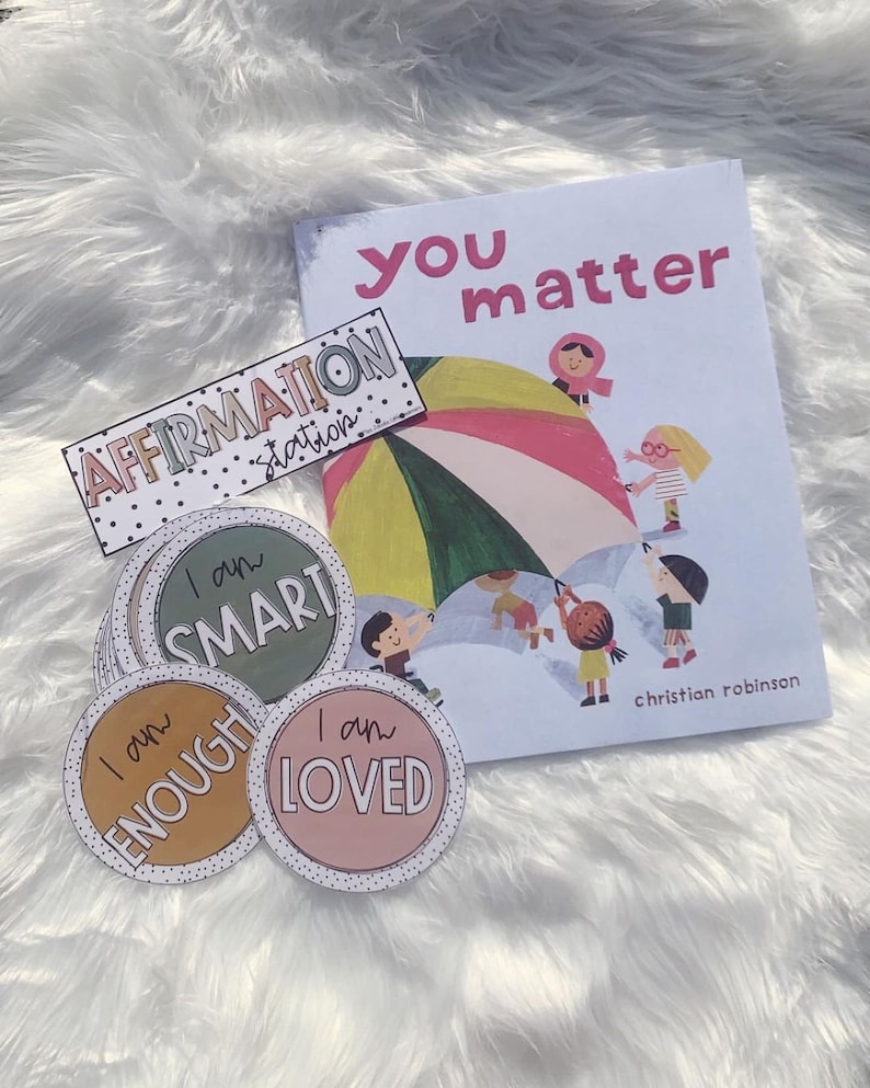 Affirmation Station SPOTTY BOHO Positive Affirmations Mirror - Etsy