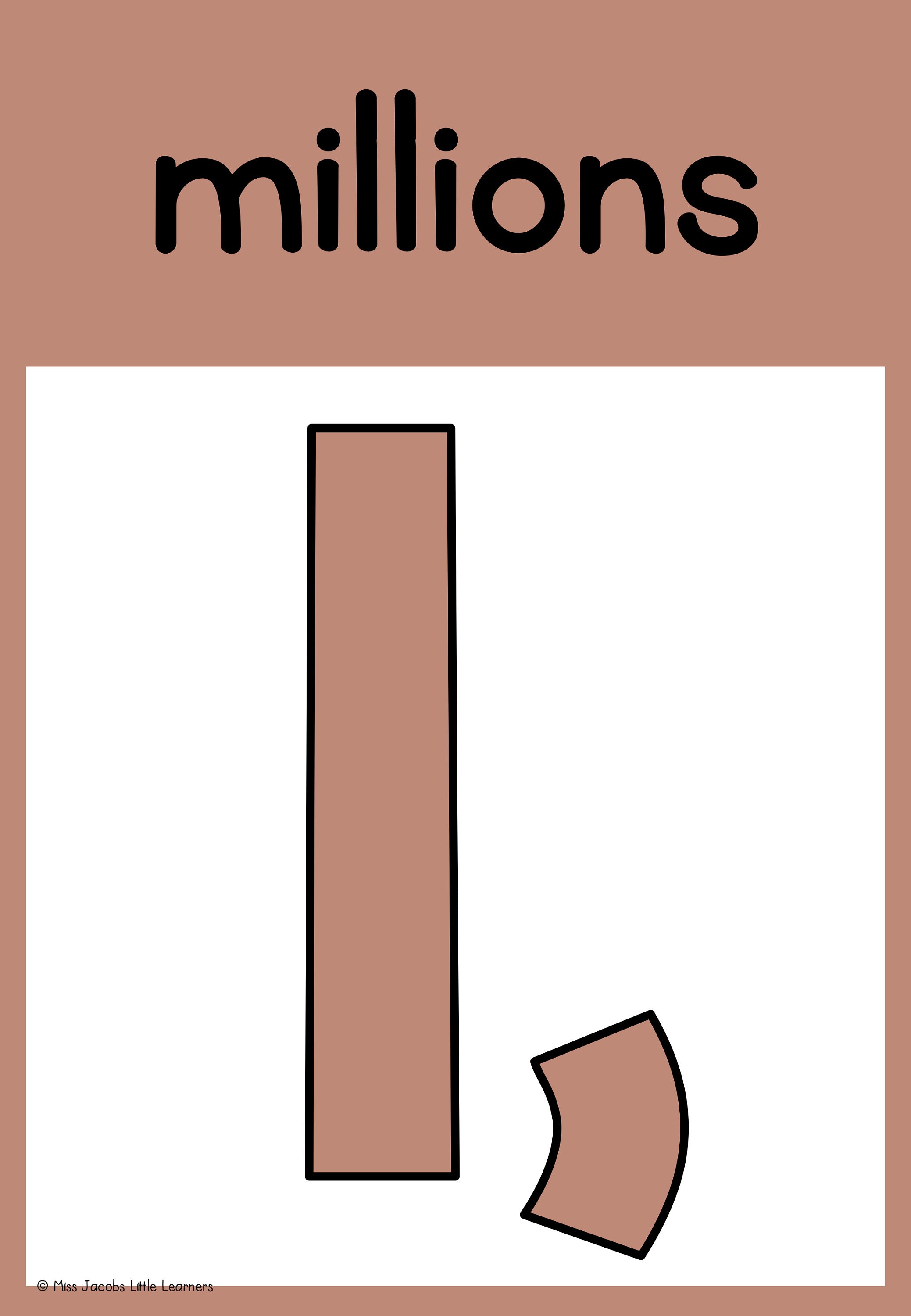 NEUTRAL Place Value Display NEUTRAL BOHO Color Palette - Etsy