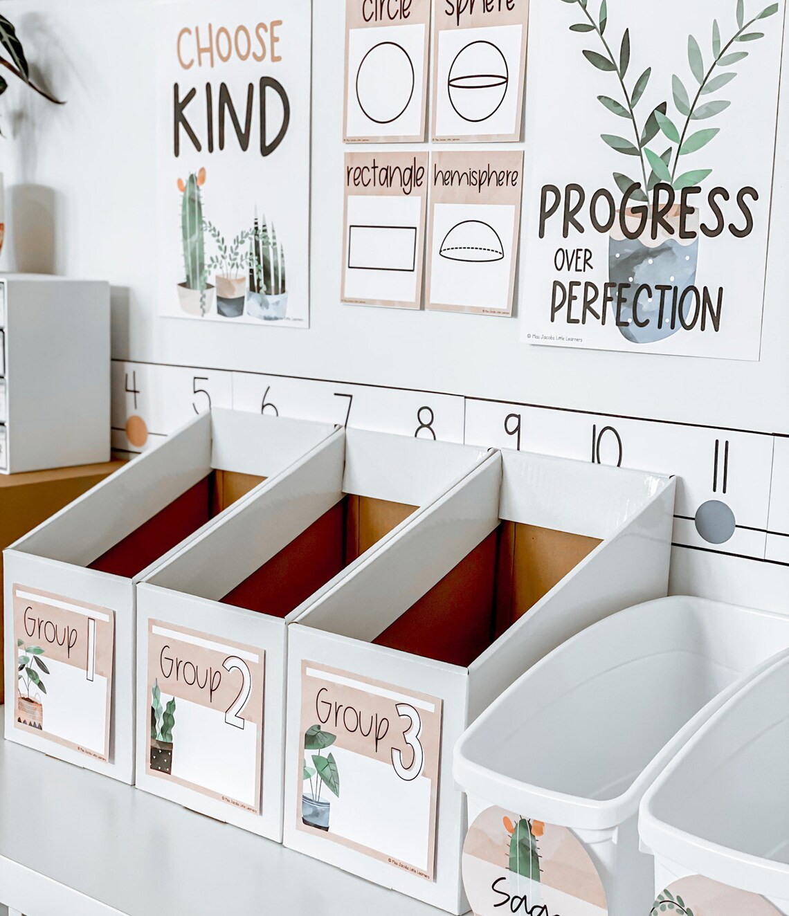 Modern Boho Plants Motivational Growth Mindset Classroom - Etsy