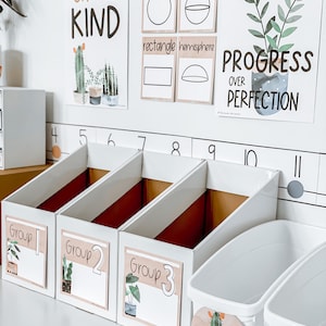 Modern Boho Plants Motivational Growth Mindset Classroom Posters ...