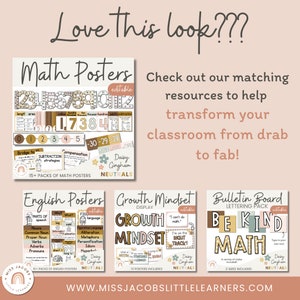 Daisy Gingham Classroom Decor Bundle Editable - Etsy